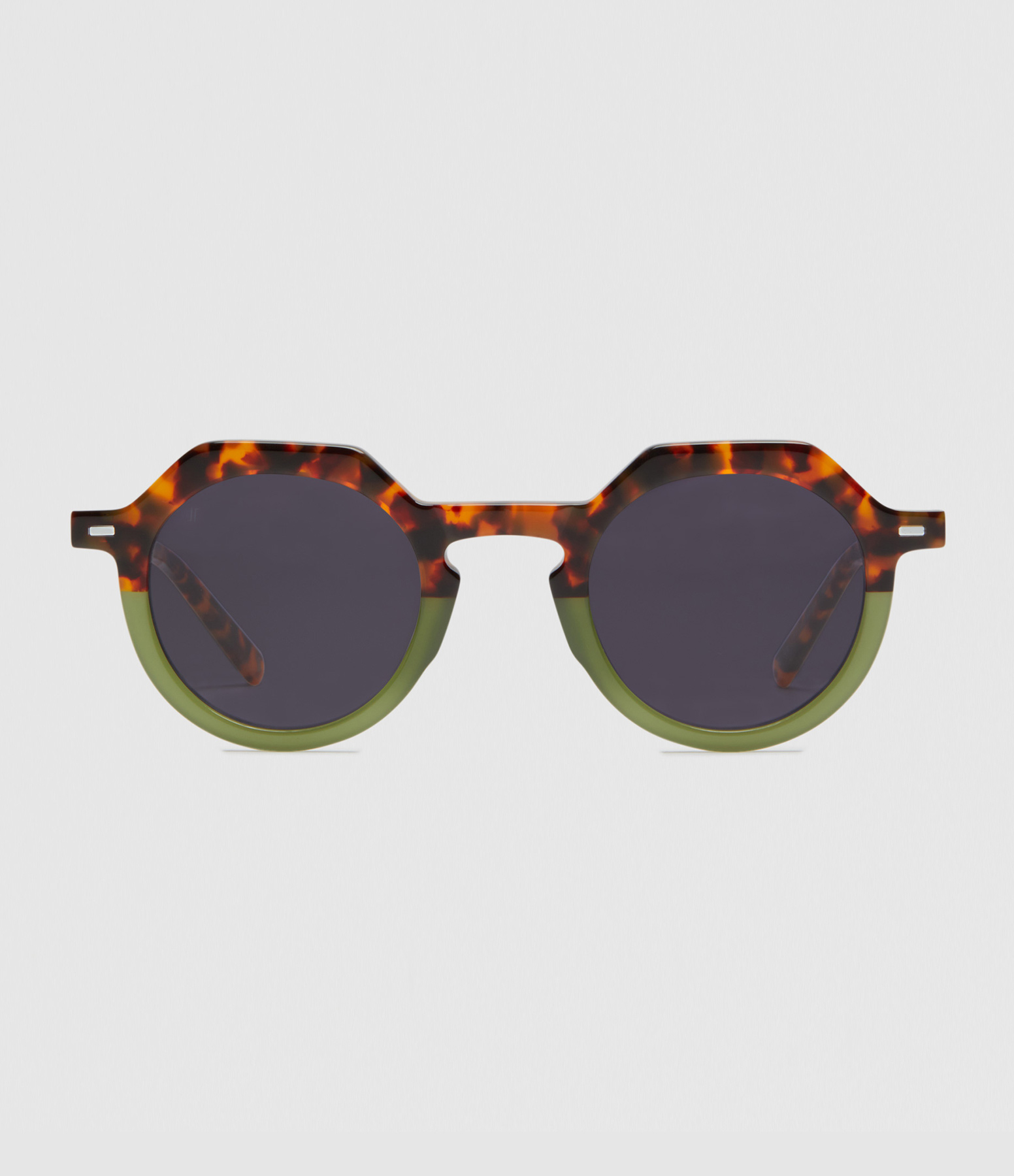 JIMMY FAIRLY - Lunettes de Soleil Hometown Ecaille Marron Vert