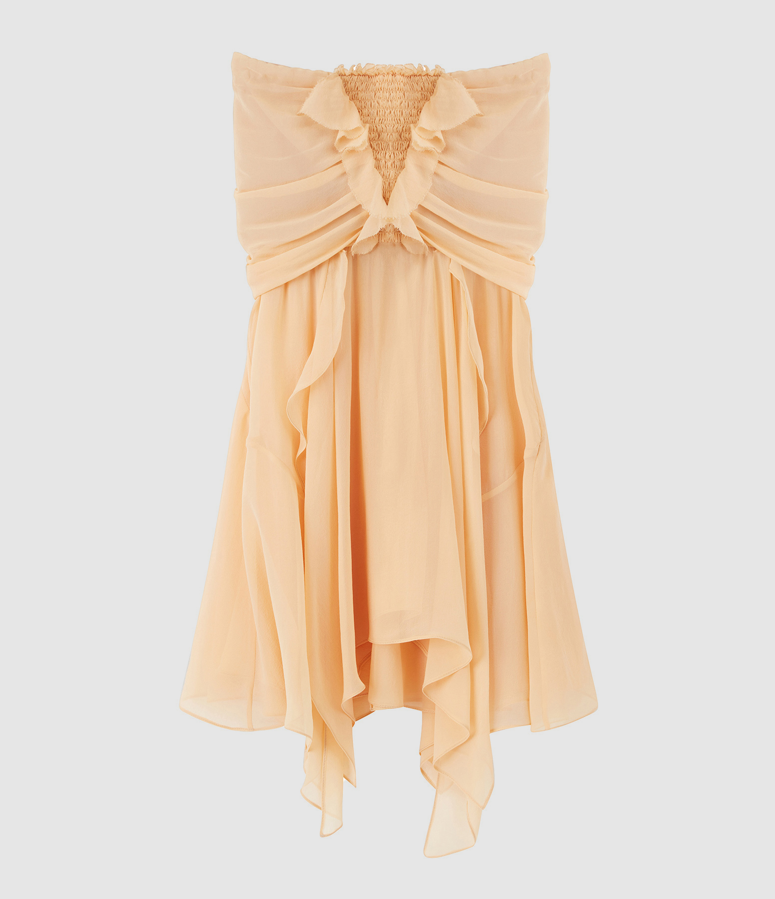 ISABEL MARANT - Robe Tiffen Soie Jaune