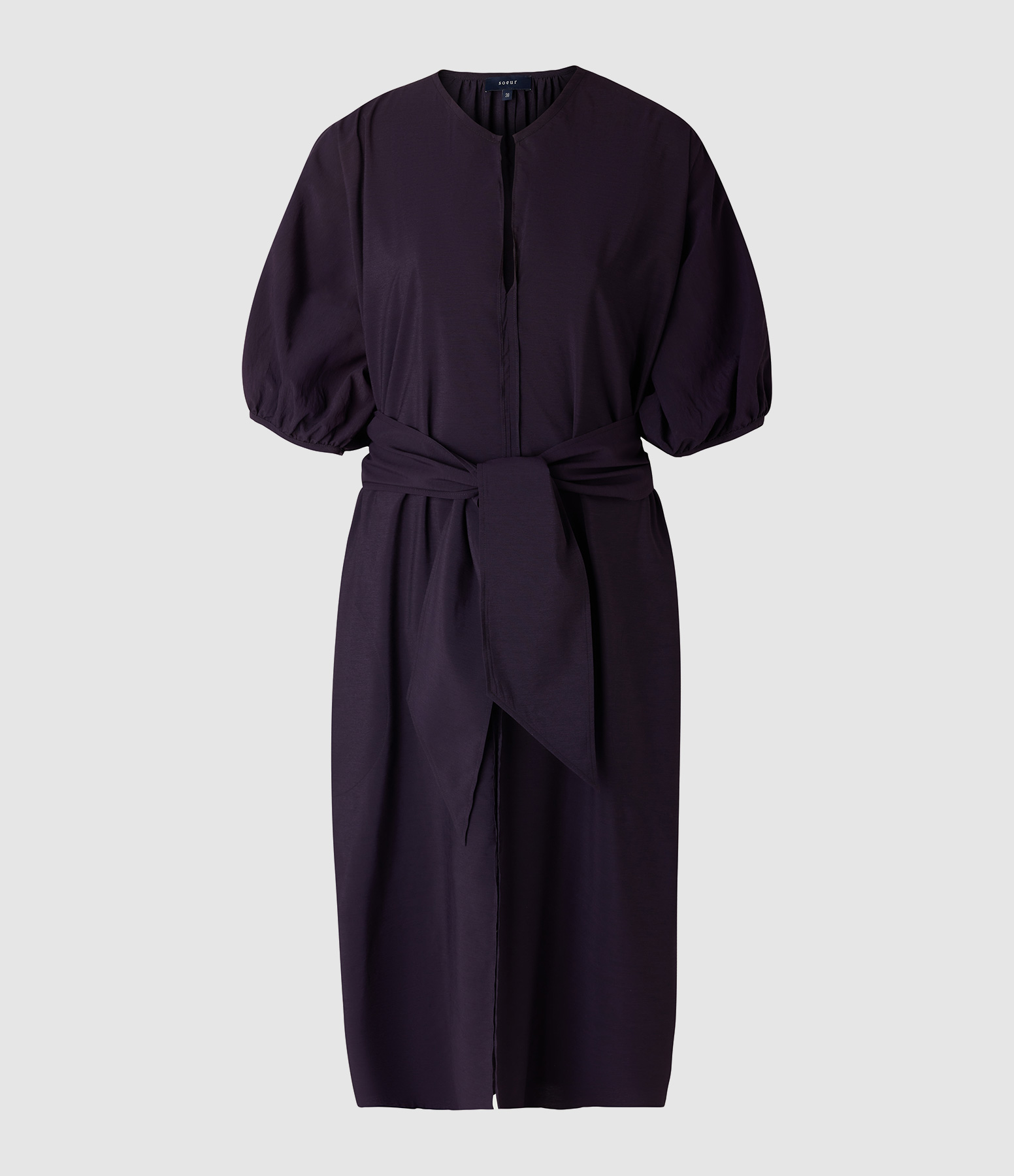 SOEUR - Robe Alger Violet Fonce
