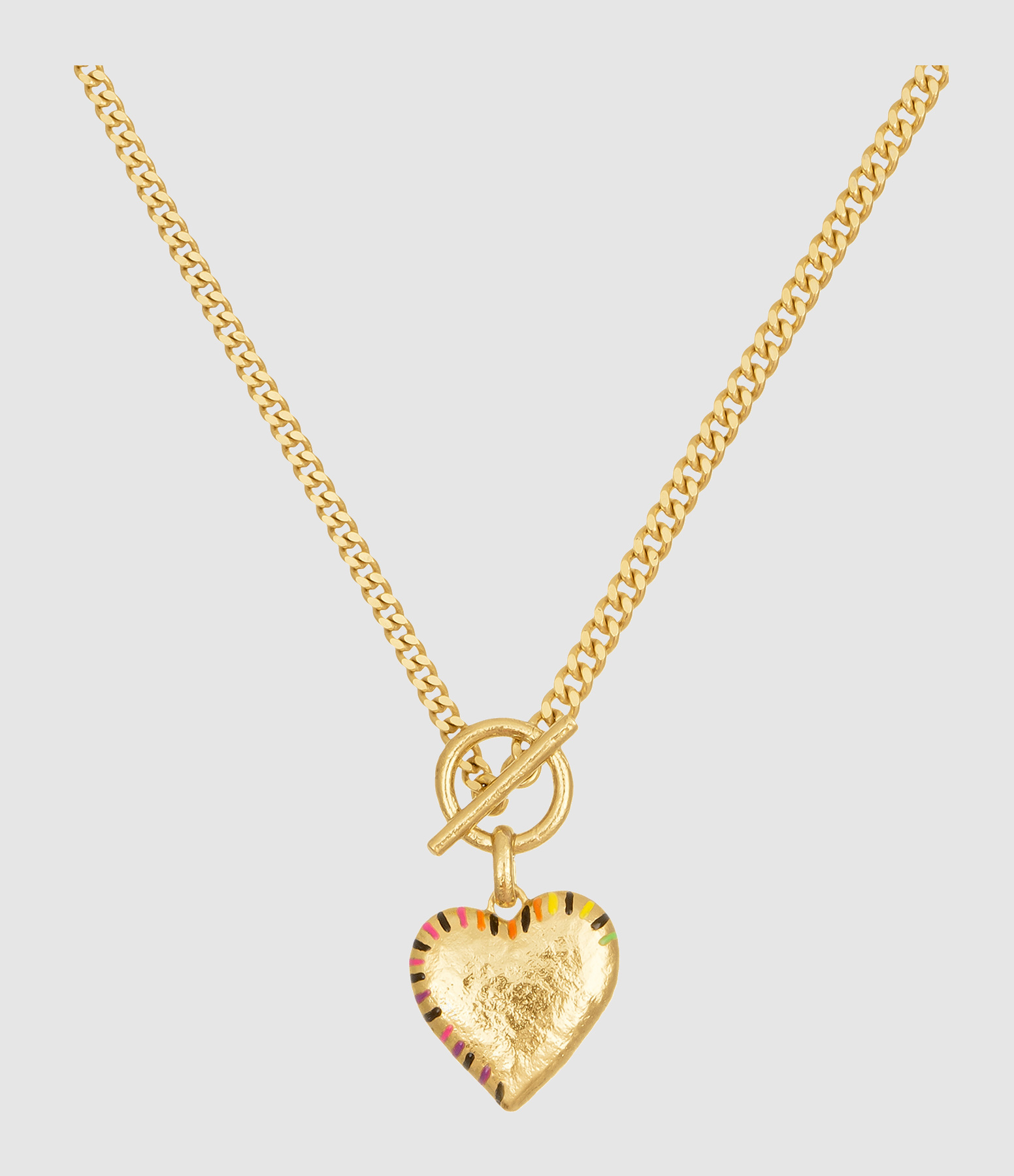 SONIA RYKIEL - Collier Cœur Poetic Garden Doré