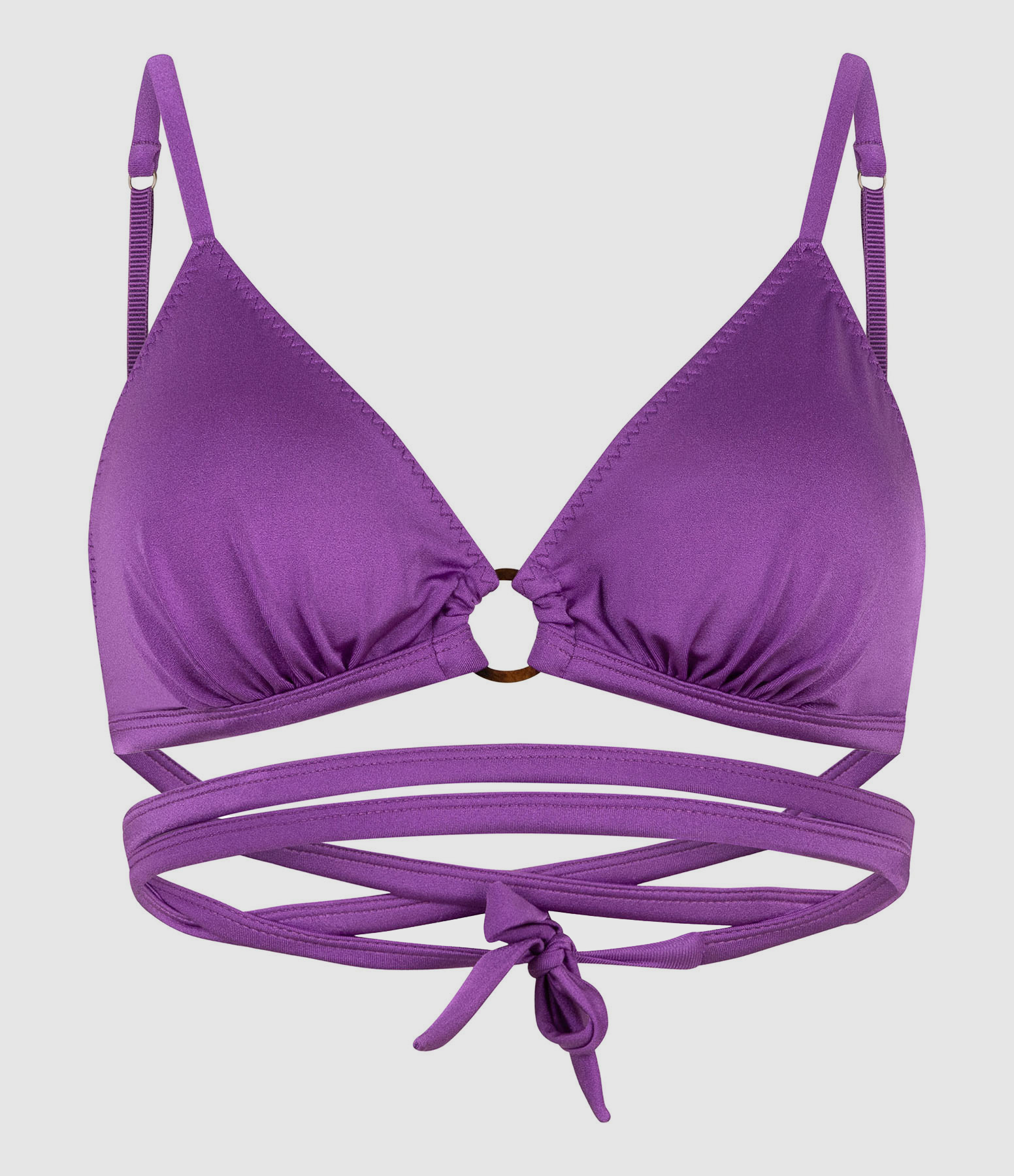 LOVE STORIES - Haut de Maillot de Bain Carly Recyclé Violet