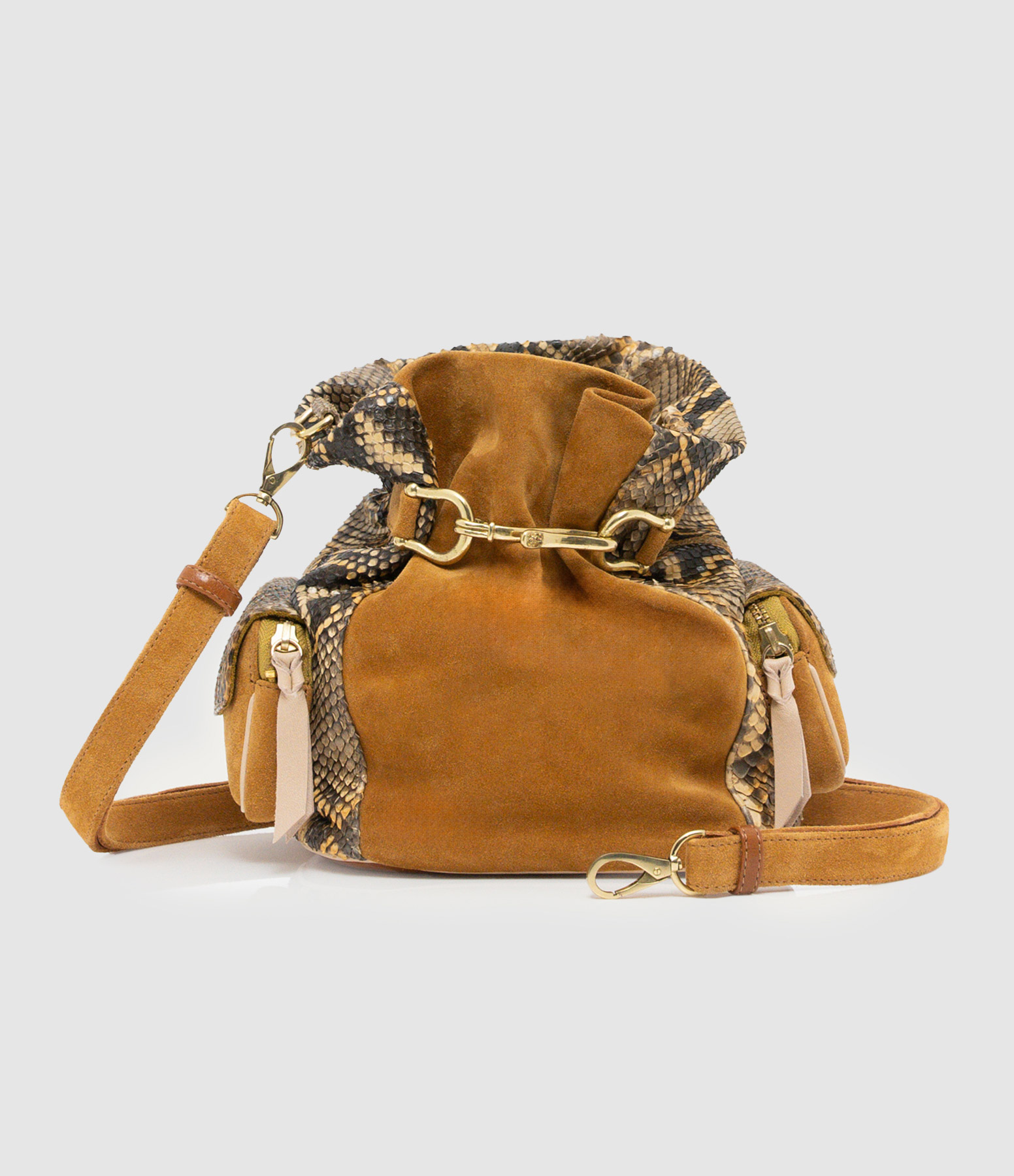 CLARIS VIROT - Sac Seau Lola Python Desert