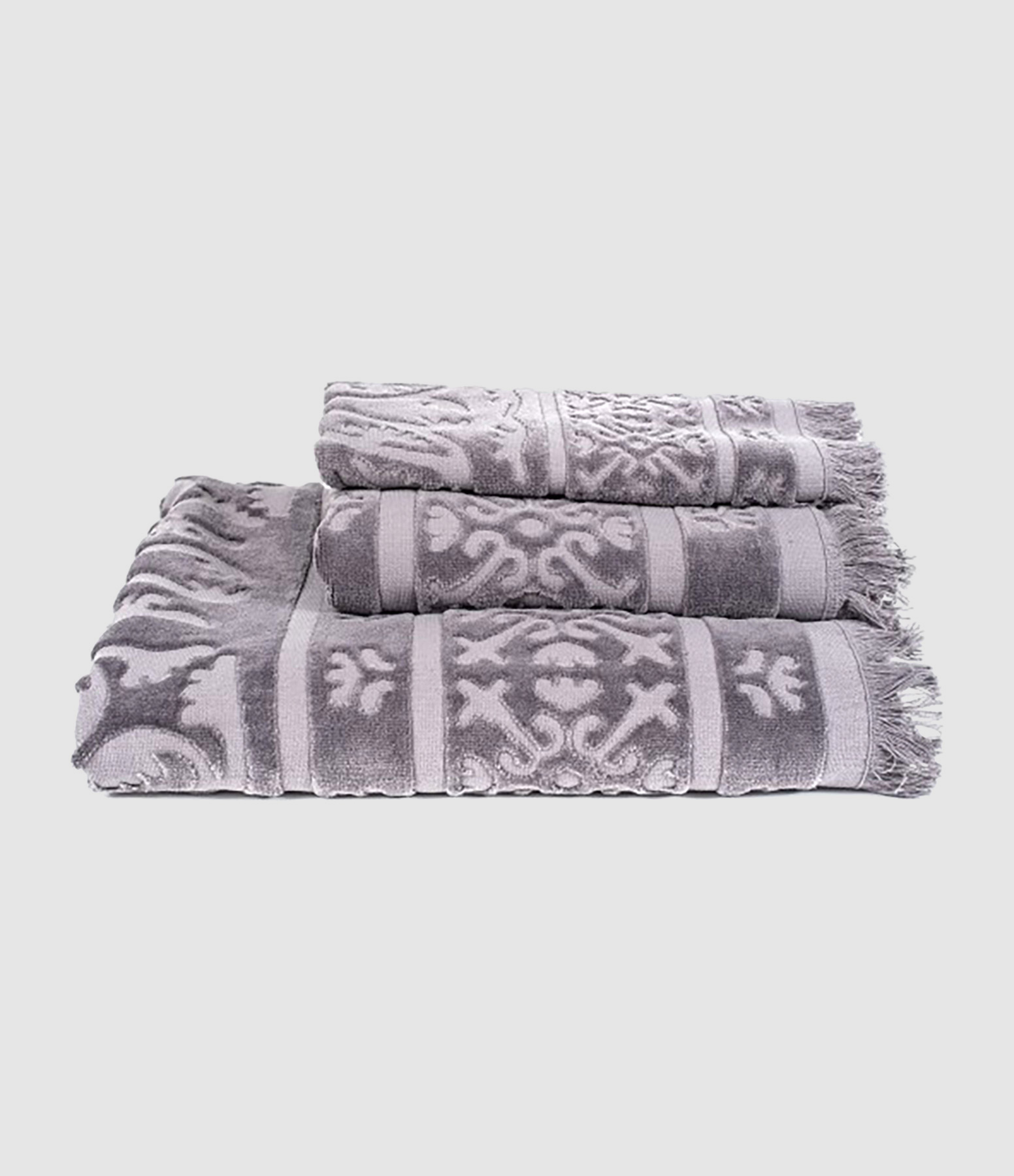 HAOMY - Drap de Bain Sumatra 90X140 Granit