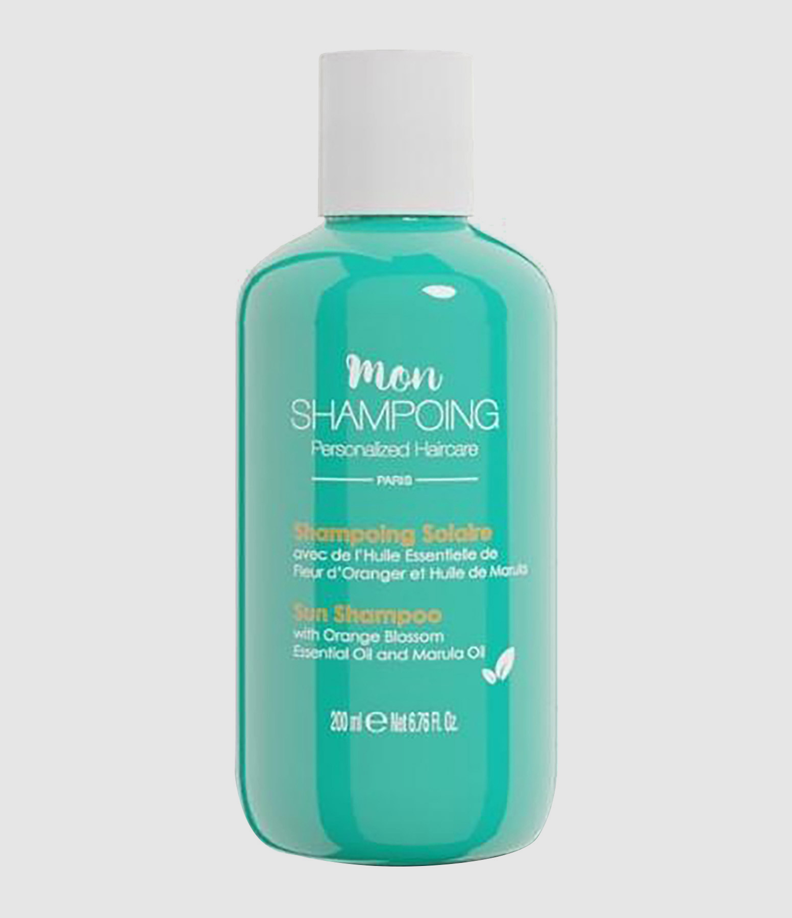 MON SHAMPOING - Shampoing Solaire Fleur d'Oranger Huile de Marula, 200ml