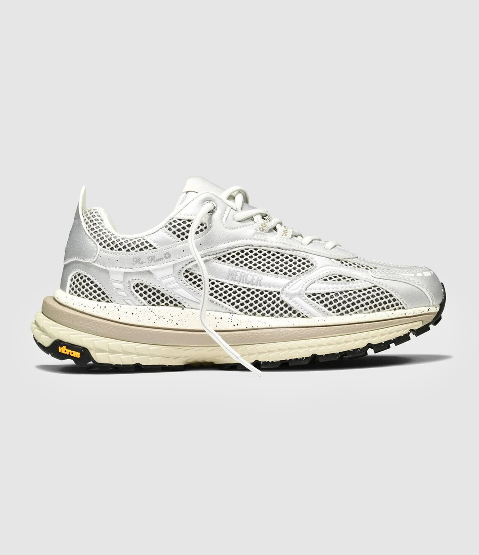 MERCER - Baskets The Re-Run Vibram Silver