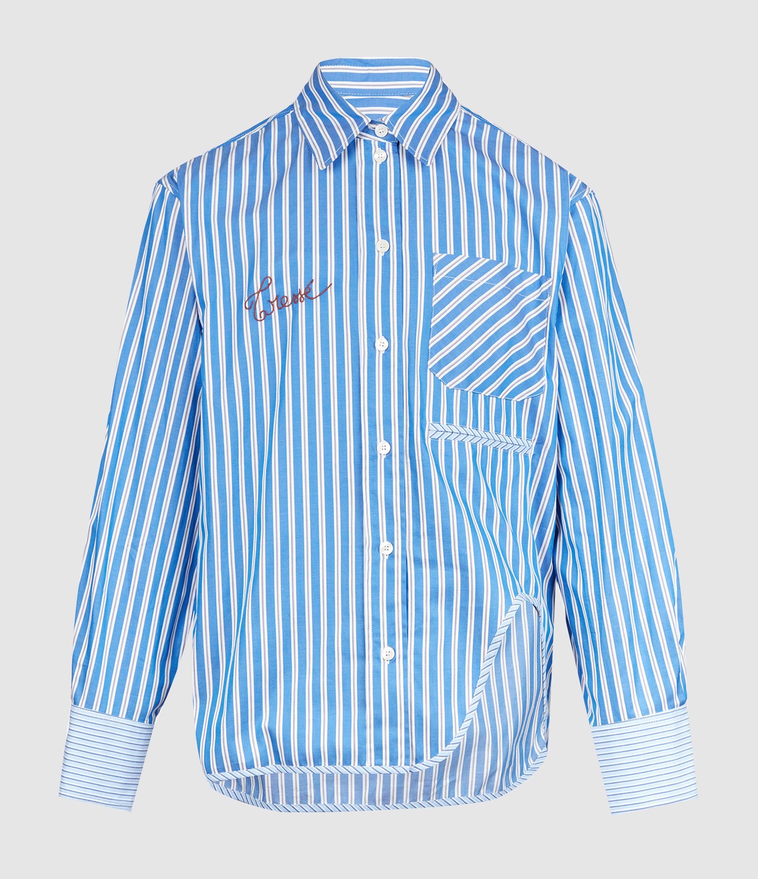 TRESSE - Chemise Cousto Bleu clair