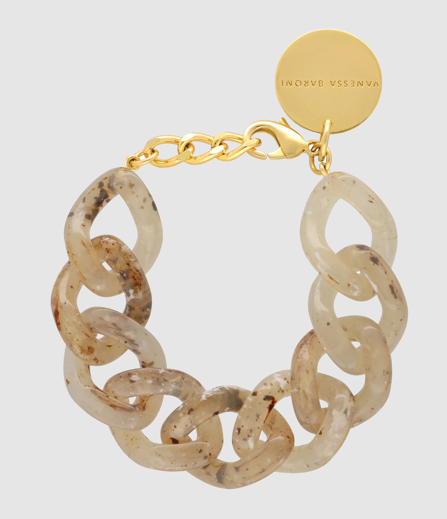 VANESSA BARONI - Bracelet Flat Chain Light Bernstein