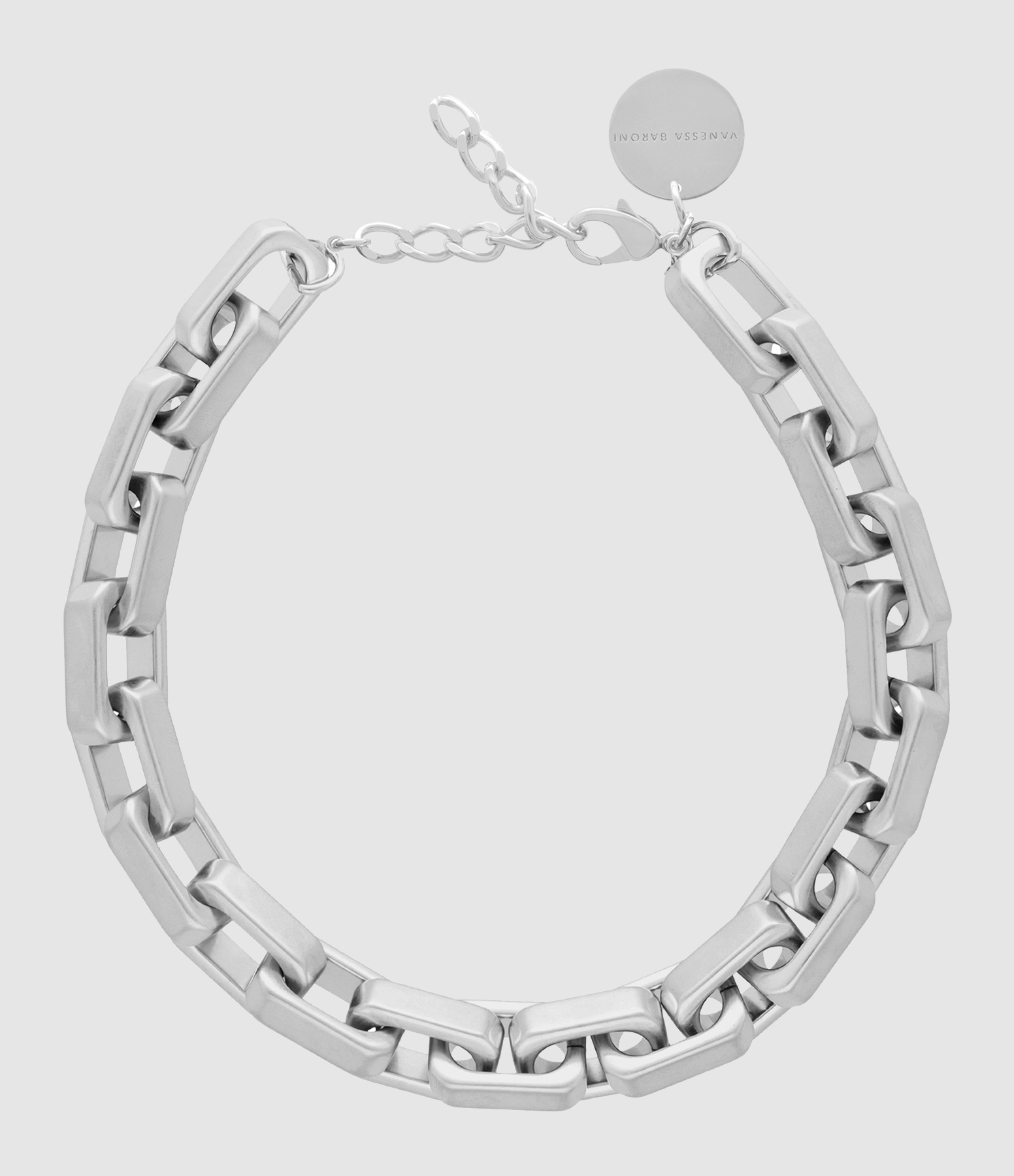 VANESSA BARONI - Collier Tank Silver Vintage